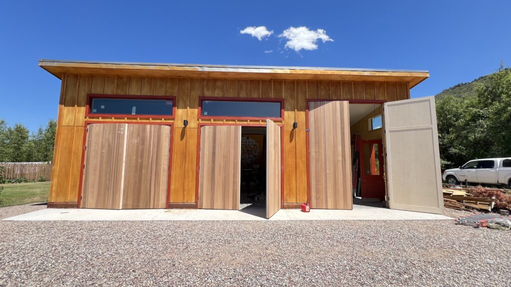Carriage Swinging Doors – Custom Cabinets Roaring Fork | Xylem Customs ...